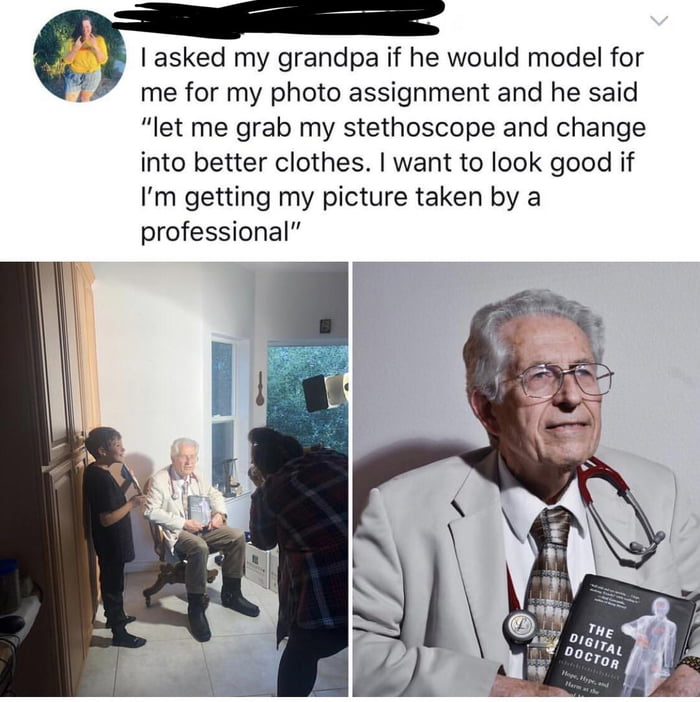 Supportive grandpa - 9GAG