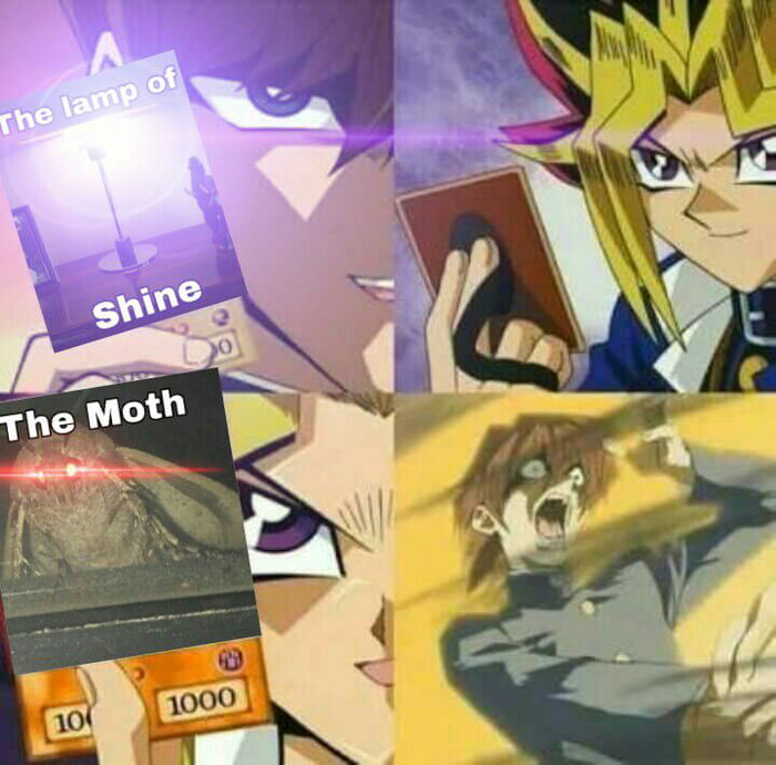 Moth on Yu-gi-oh. - 9GAG