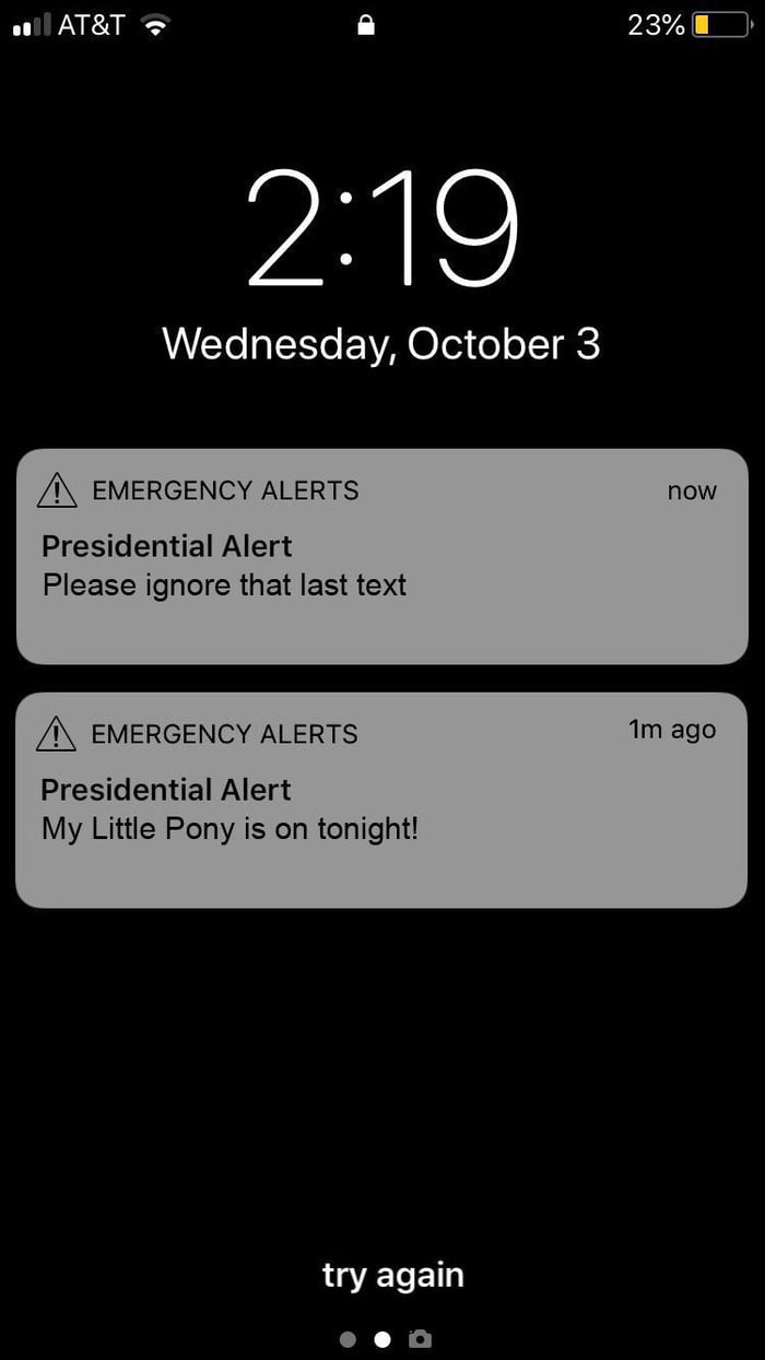 Presidential Alert - 9GAG