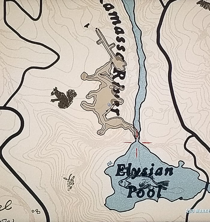 Hidden tunnel / cave under the waterfall at Elysian Pool - 9GAG