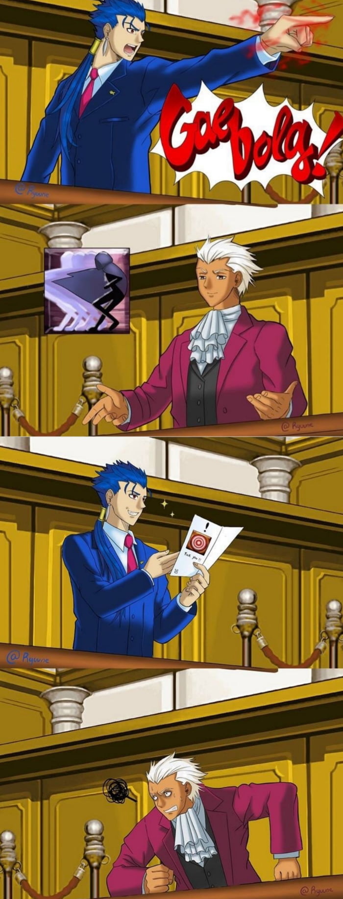 Is that a ace attorney reference? - 9GAG