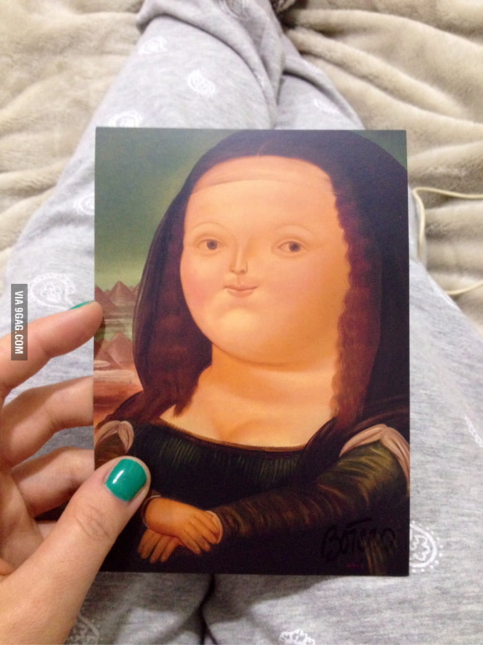 Fat Mona Lisa by Botero - 9GAG