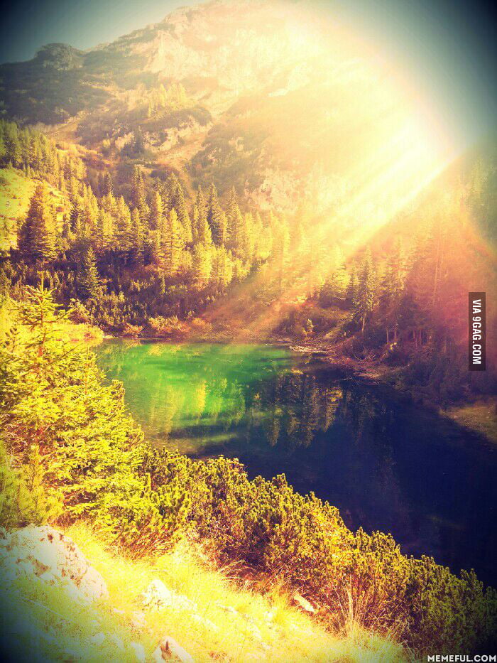 A lake in the Rugova mountains-Kosovo,my summer experience - 9GAG