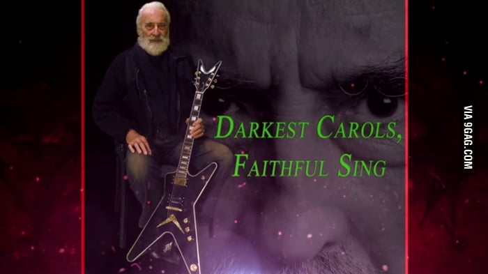 Have a very metal Christmas. Sir Christopher Lee, 92, releases heavy ...