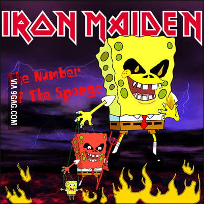 Iron squarepants or sponge maiden - 9GAG