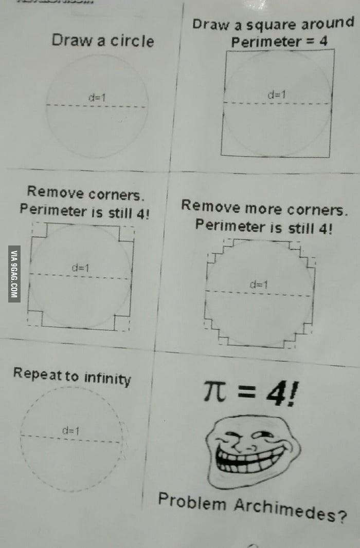 Spotted on the wall of my classroom. Math trolling ! - 9GAG