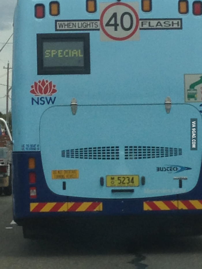 The special bus... It's real O_o - 9GAG