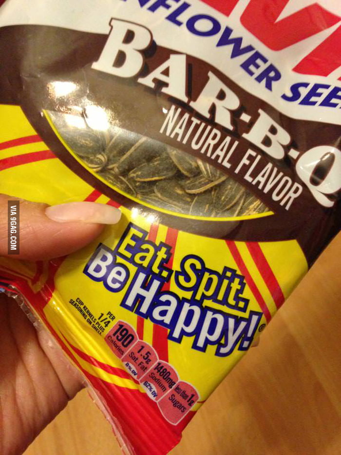 Eat.Spit.Be Happy! - 9GAG