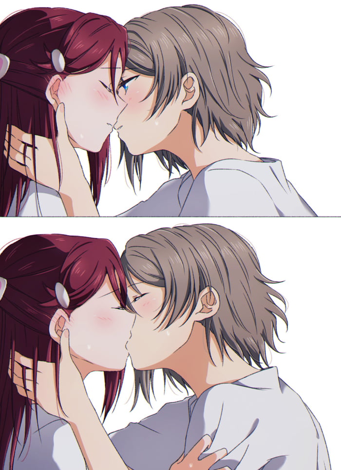 YouRiko kiss - 9GAG