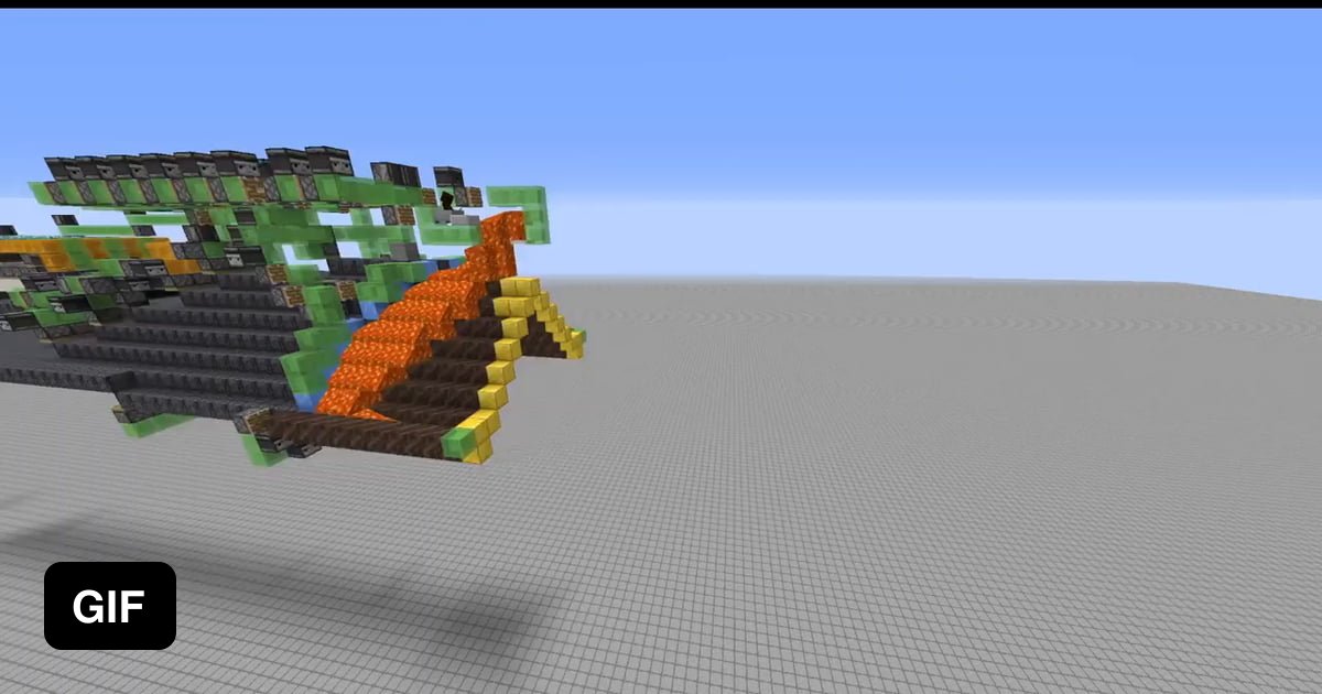 A flying machine that builds Minecraft houses automatically - 9GAG
