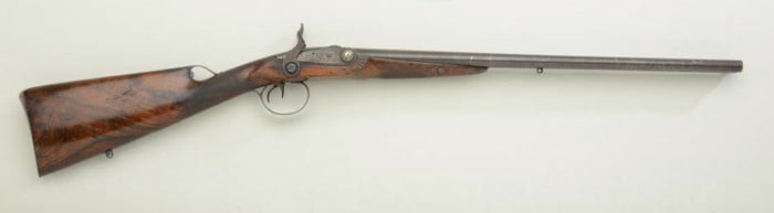 A cartridge fed shotgun in 1812? Revolutionary for modern firearms. - 9GAG