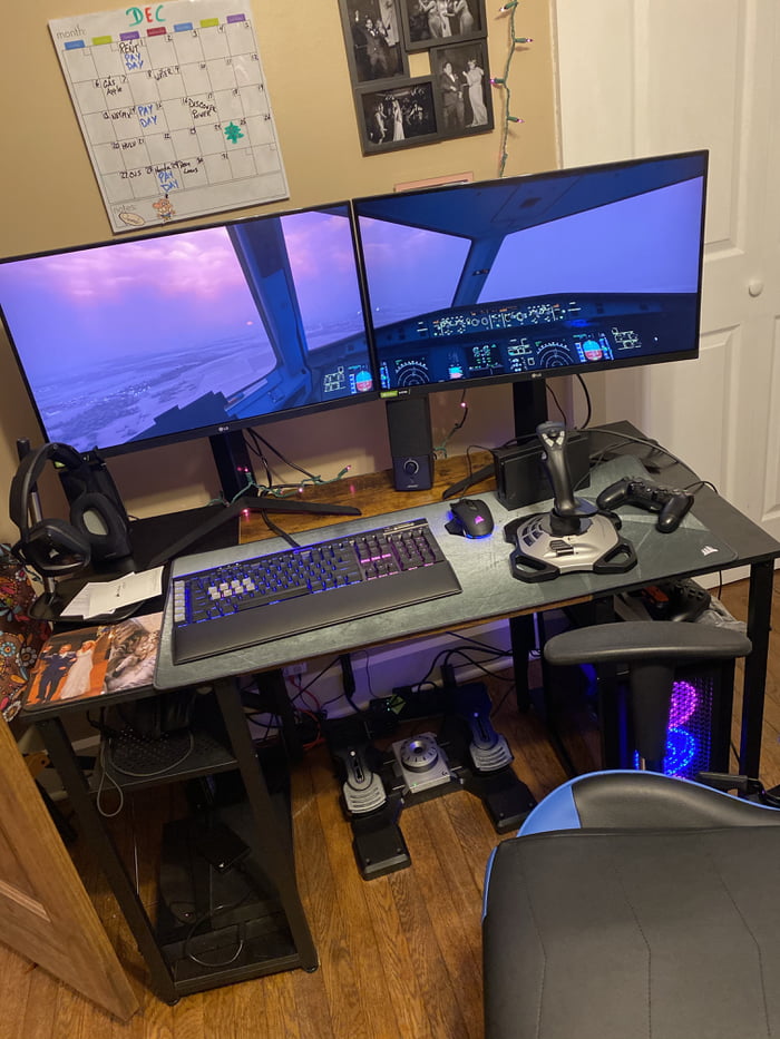 Flight Sim setup so far. Thoughts? - 9GAG