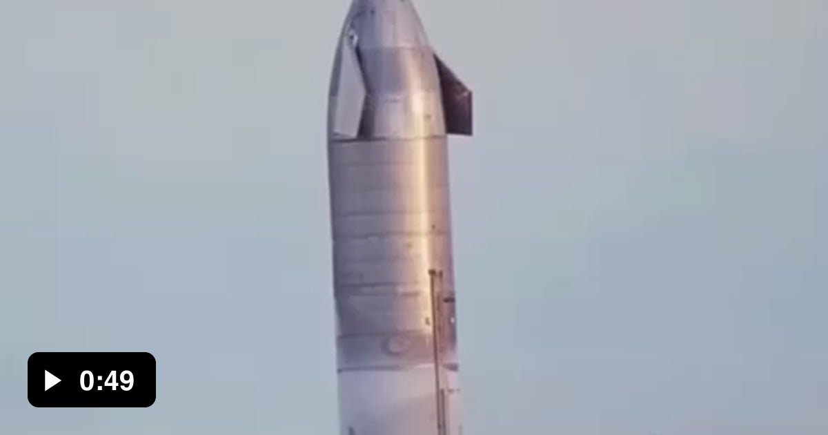 Starship SN10 explosion, slow motion - 9GAG