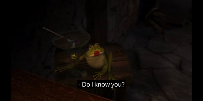 In Shrek 2 (2004) when King Harold walks into "The Poison Apple" to ...