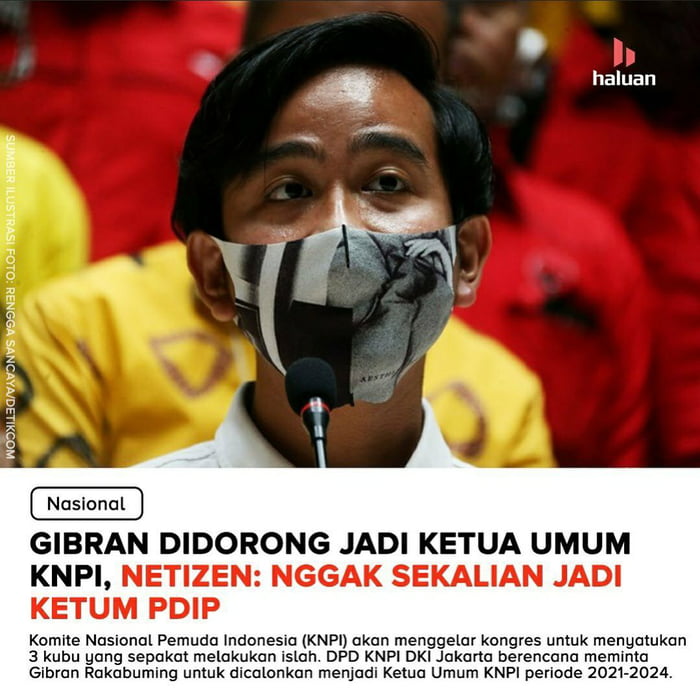 Jadi Ketum PSI (PDIP U19) dululah, kalau udah mature baru ke PDIP U23 ...