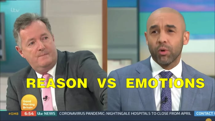 Reason vs Emotions - 9GAG