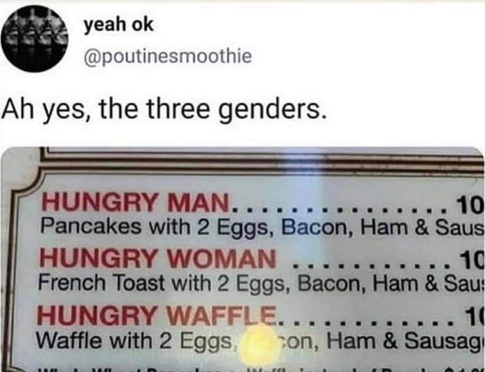 Men, women, & Waffles. - 9GAG