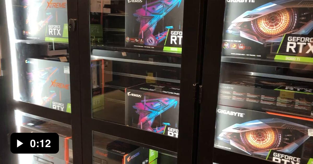 Witness a full cabinet of RTX Cards ranging from 3080ti to 3060’s and ...