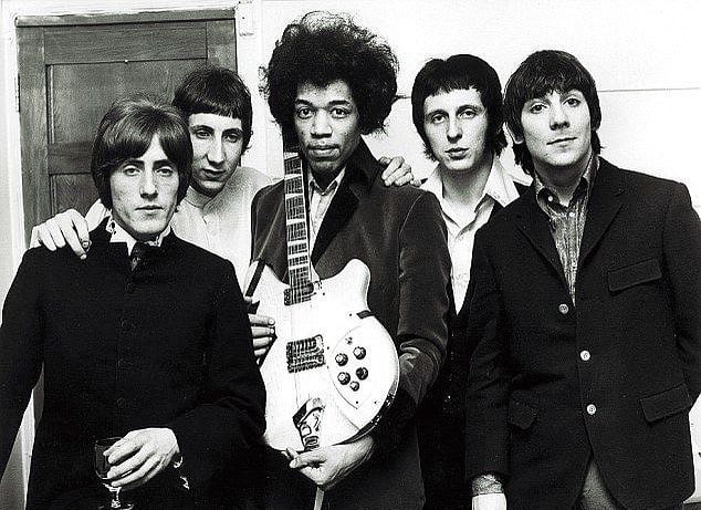 The Who and Jimi Hendrix in 1967 - 9GAG