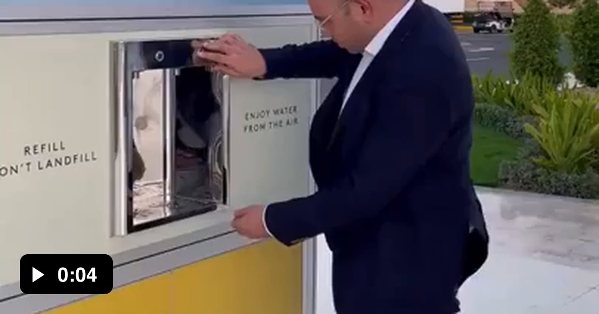 Cool machine in Saudi Arabia's NEOM Project that turns air to drinkable ...