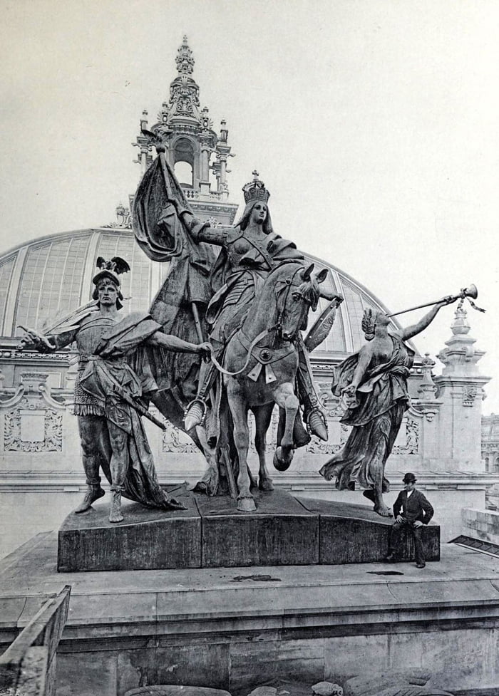 The Statue of Germania on the Reichstag 1894 - 9GAG