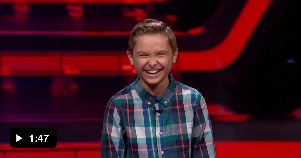 This is amazing! The kid has got razor sharp reflexes and some ...