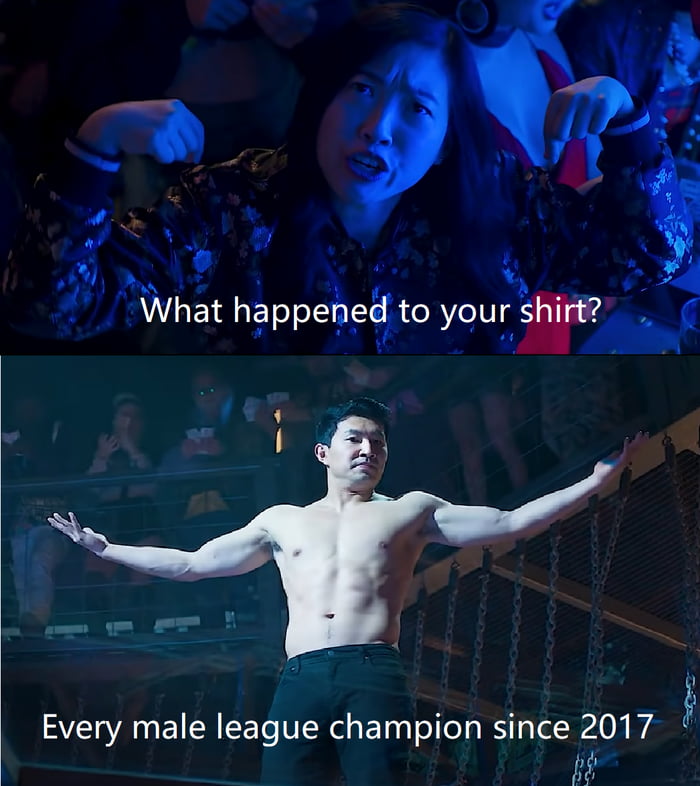 The state of male champions in league... - 9GAG