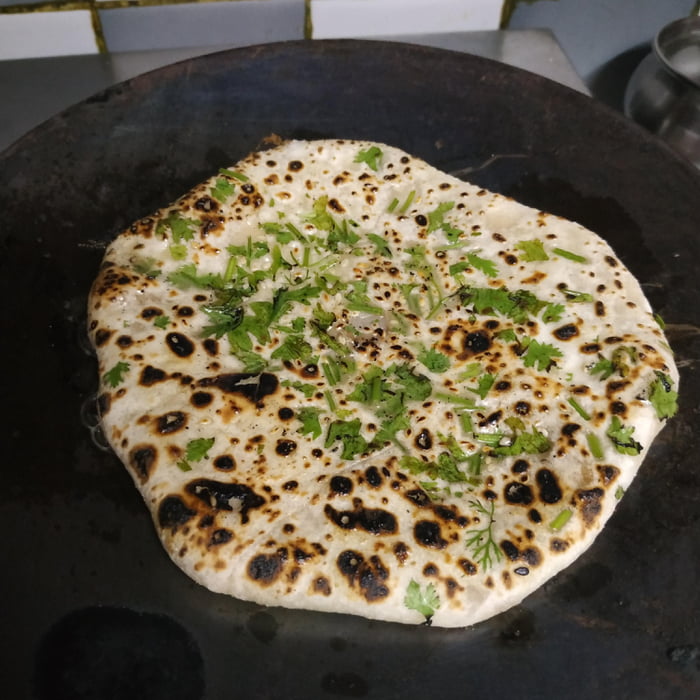 Amritsari kulcha stuffed with aloo (potatoes) - 9GAG