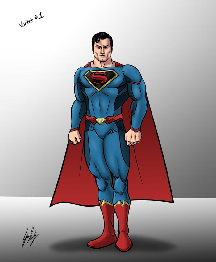 Modern day Fleischer Superman suit concept art. - 9GAG