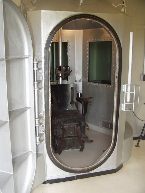 The gas chamber at Parchman, Penitentiary, in Mississippi. It was first ...