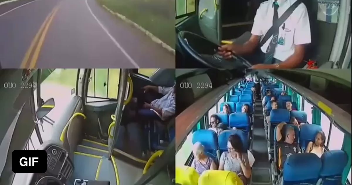 Damn! This bus driver is a HERO! - 9GAG