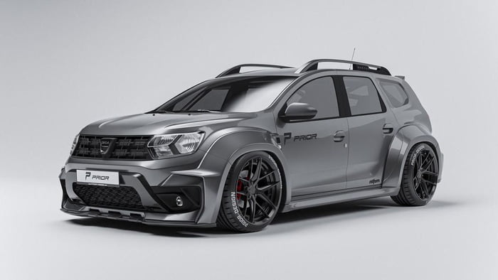 Prior bodykit on a duster - 9GAG