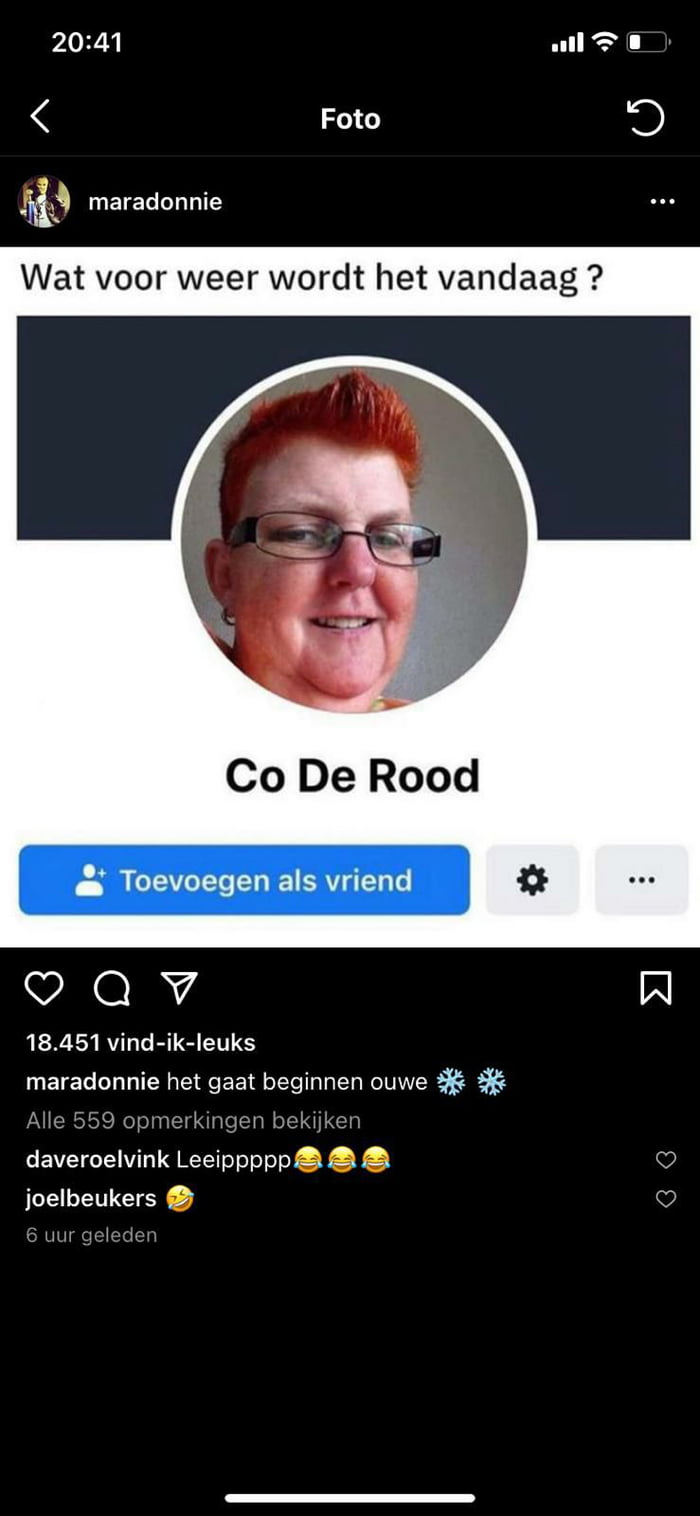 Co de rood in Nederland.. oppassen mensen! - 9GAG