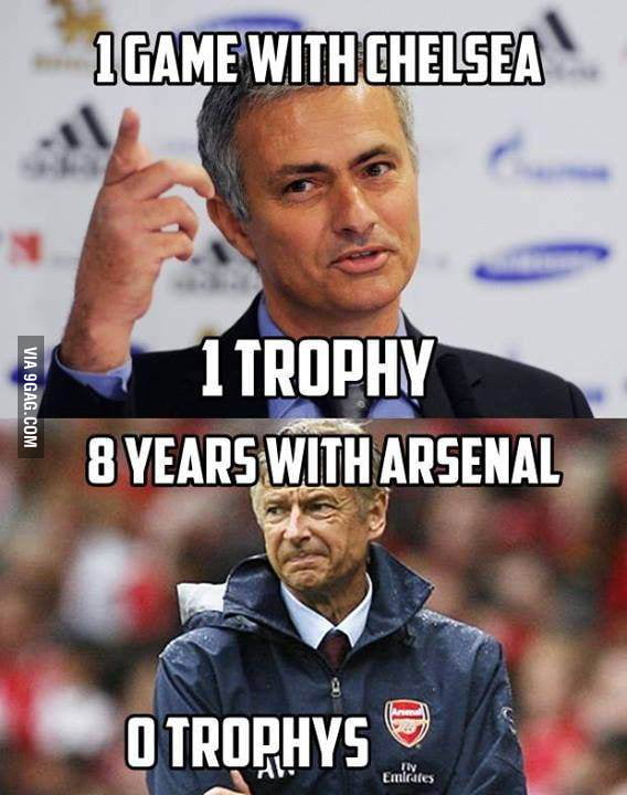 Bad Luck Wenger. Wait, Arsenal sucks! - 9GAG