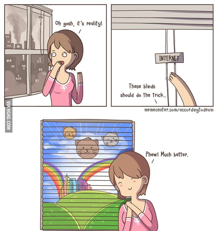 Reality Vs Internet - 9GAG