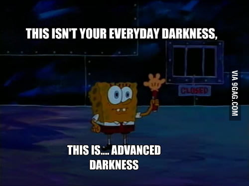 Halfway through November, it's only 5:00 and I can't even see where I'm ...