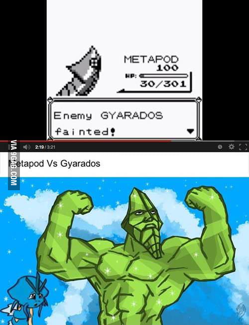 Metapod lv.100? - 9GAG