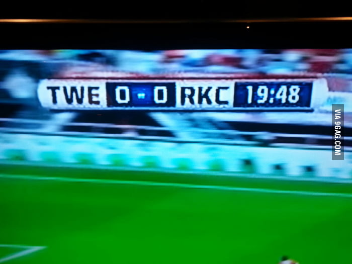 So today I was watching a random football match... - 9GAG