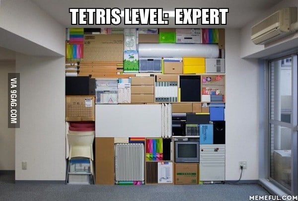 Tetris level ... Expert - 9GAG