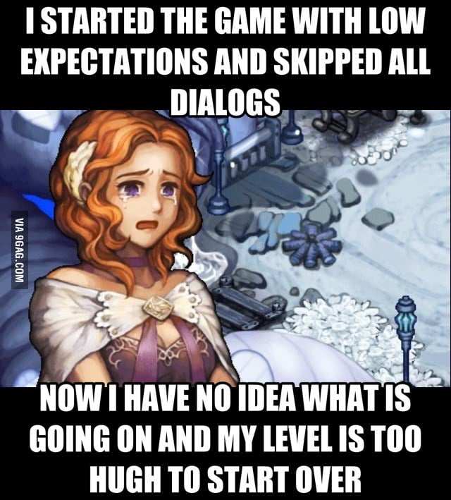 First world RPG problems - 9GAG