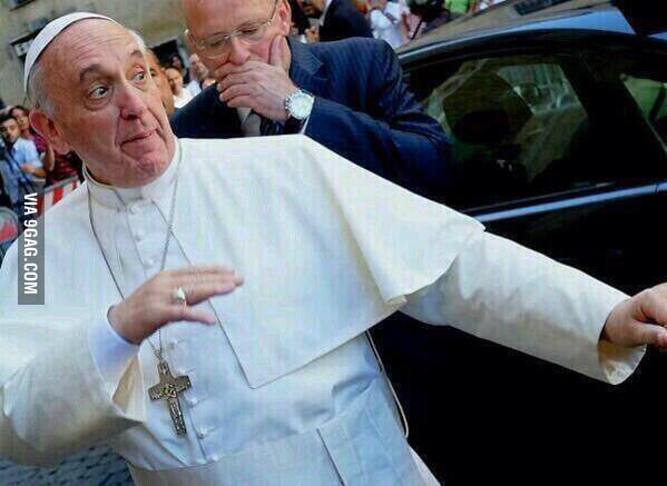 Pope Francis rapping and his n*gga making some beatbox - 9GAG