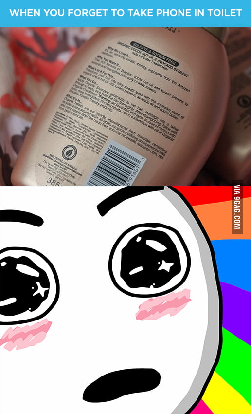 Read everything on the shampoo bottle! - 9GAG