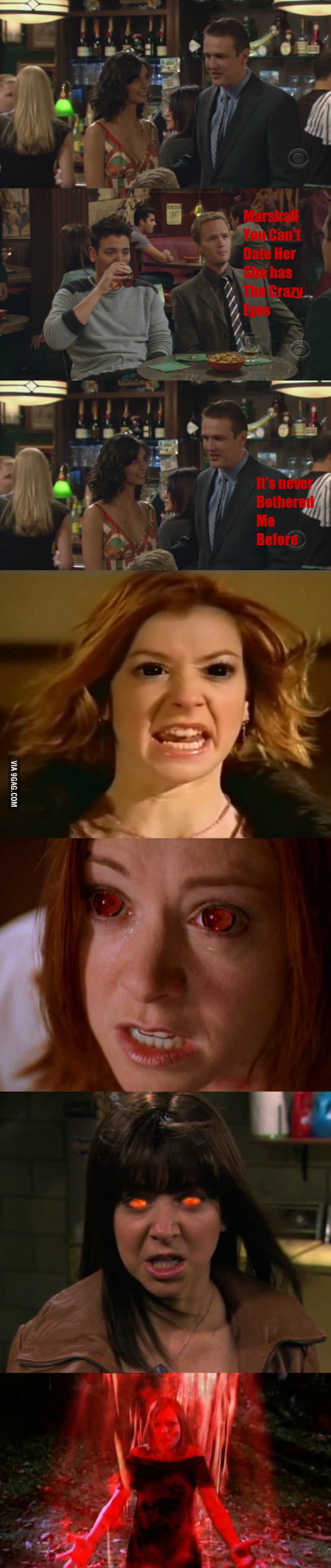 What Marshall Thinks of the Crazy Eyes - 9GAG