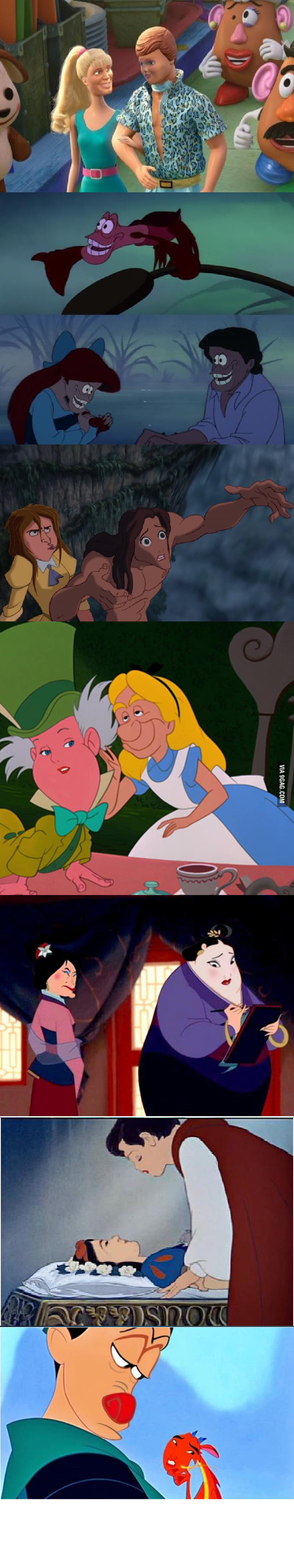 Disney face swap - 9GAG