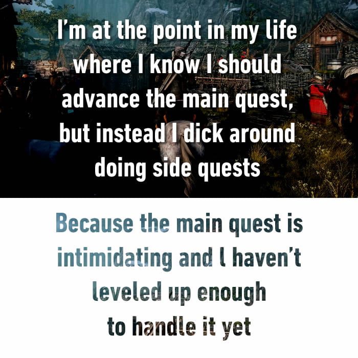 Sidequests are the best. - 9GAG