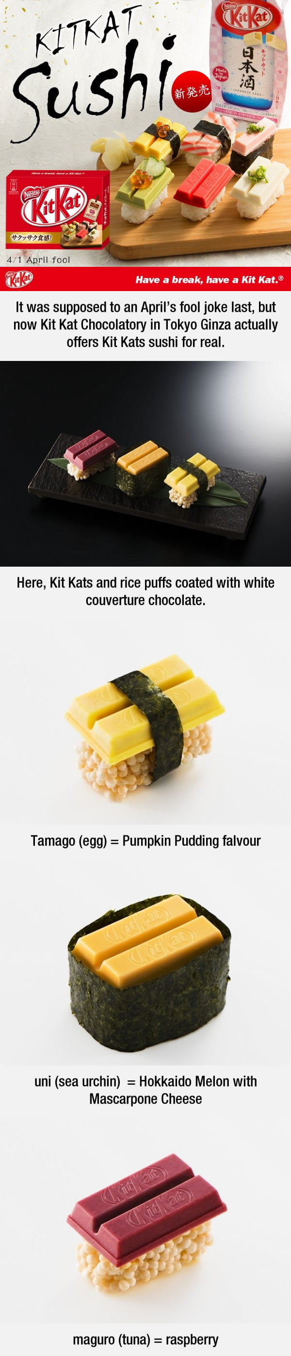 Kit Kat sushi - 9GAG