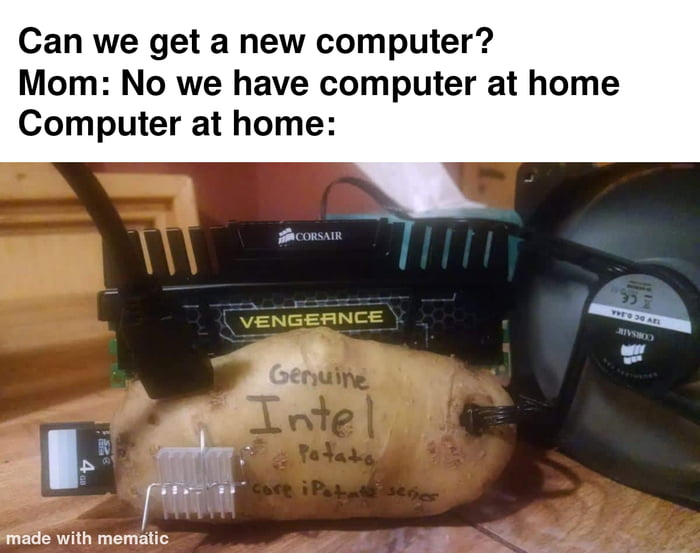 Genuine Intel potato - 9GAG
