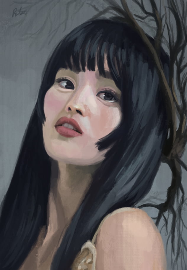3\9 Floral Portraits - Momo - 9GAG