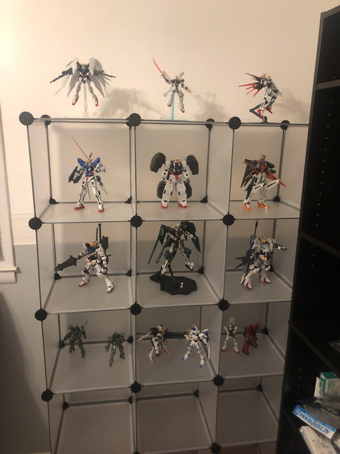 New Gunpla display! - 9GAG