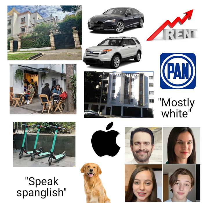 The upper middle class neighborhoods in Mexico starter pack - 9GAG